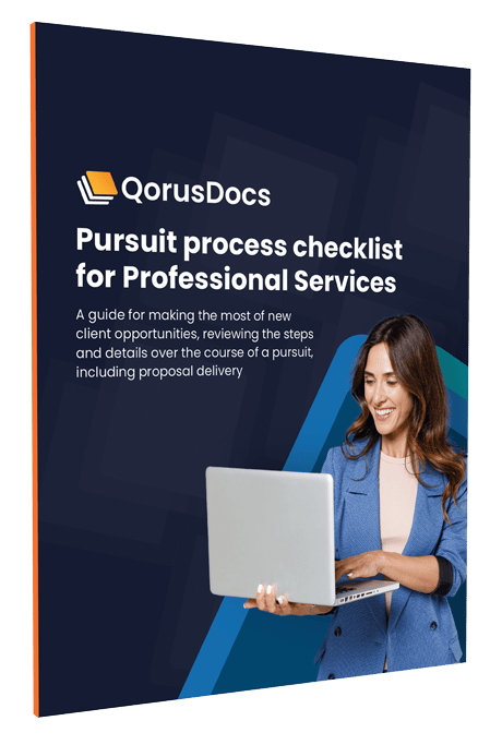 Pursuit Process Checklist for Professional Services