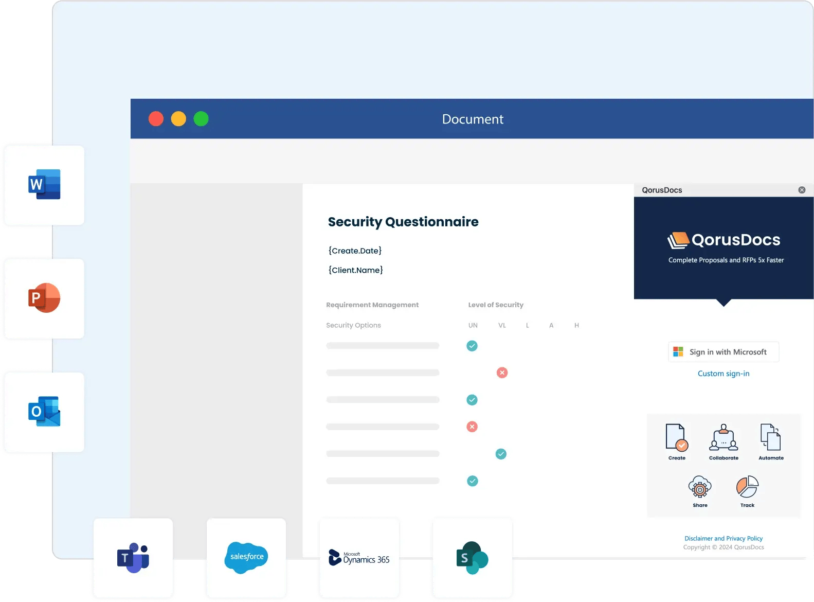 Security Questionnaires | QorusDocs