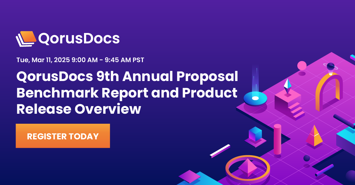 QorusDocs 2025 Proposal Benchmark Report and New Product Release
