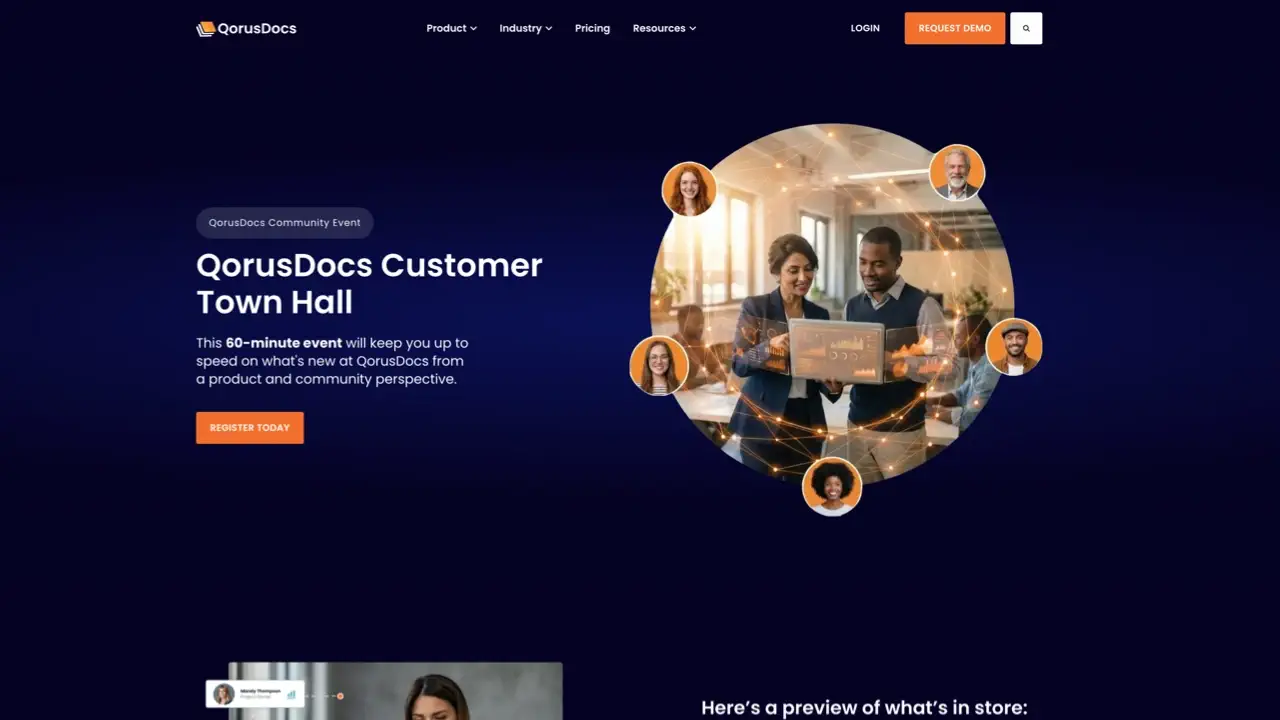 Customer Town Hall | QorusDocs